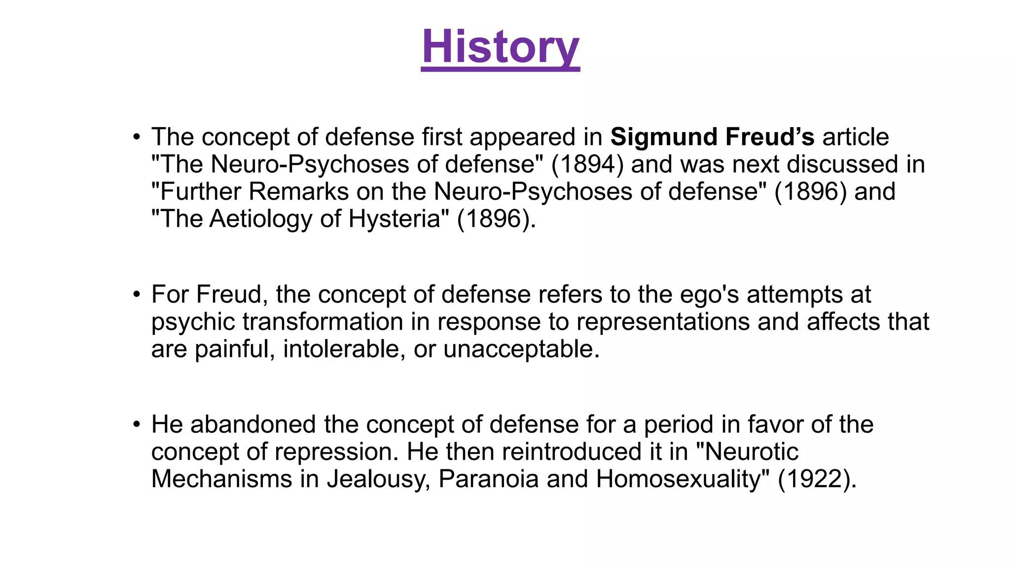 Defense mechanism | PPTX