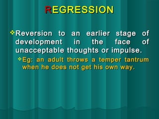 Defense mechanism | PPT