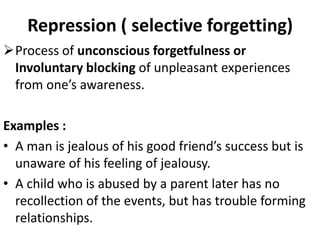 Defense mechanism | PPTX