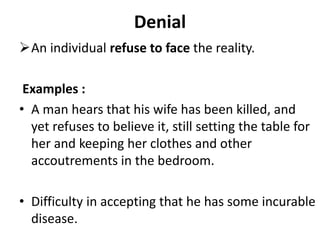 Defense mechanism | PPTX