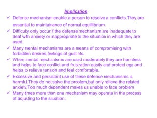 Defense mechanism | PPT
