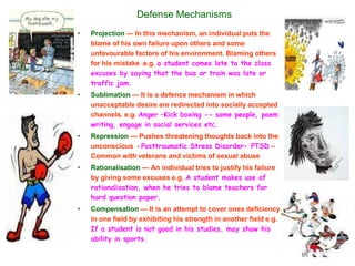 Defense mechanism | PPT