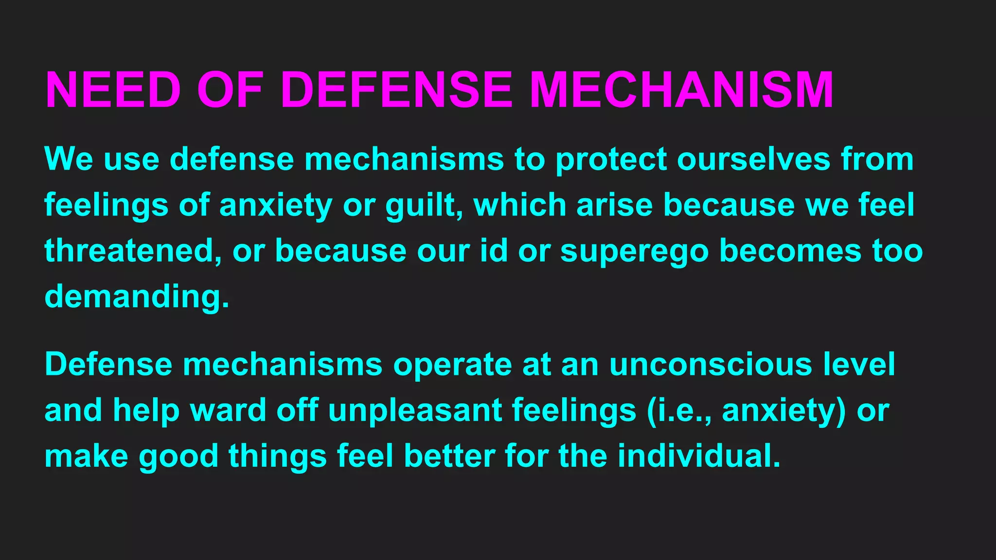 Defense mechanism | PPTX