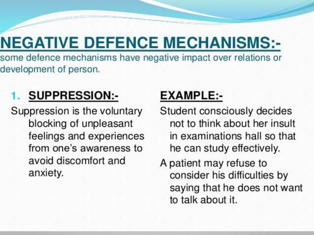 Defense mechanism | PPT
