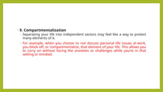 DEFENSE MECHANISM Psychiatric Nursing Lesson | PPTX