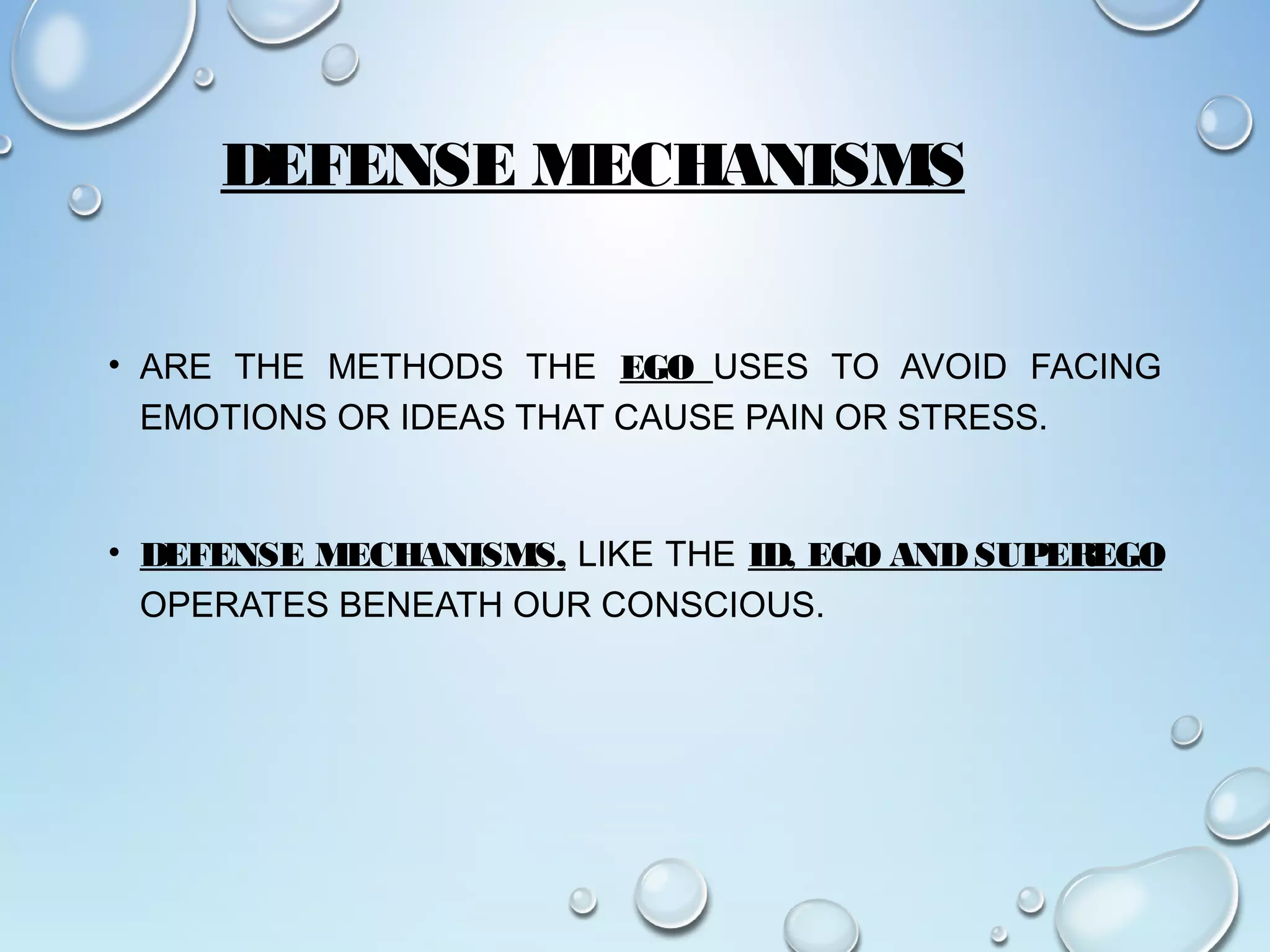 What is Defense Mechanism? | PPT