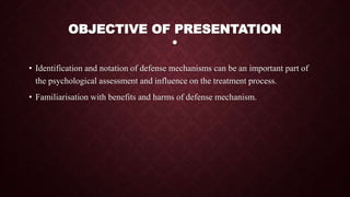 Defense mechanism 28 04-2018 | PPTX