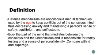 Defense mechanism by solz | PPT