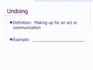 Defense mechanisms | PPT