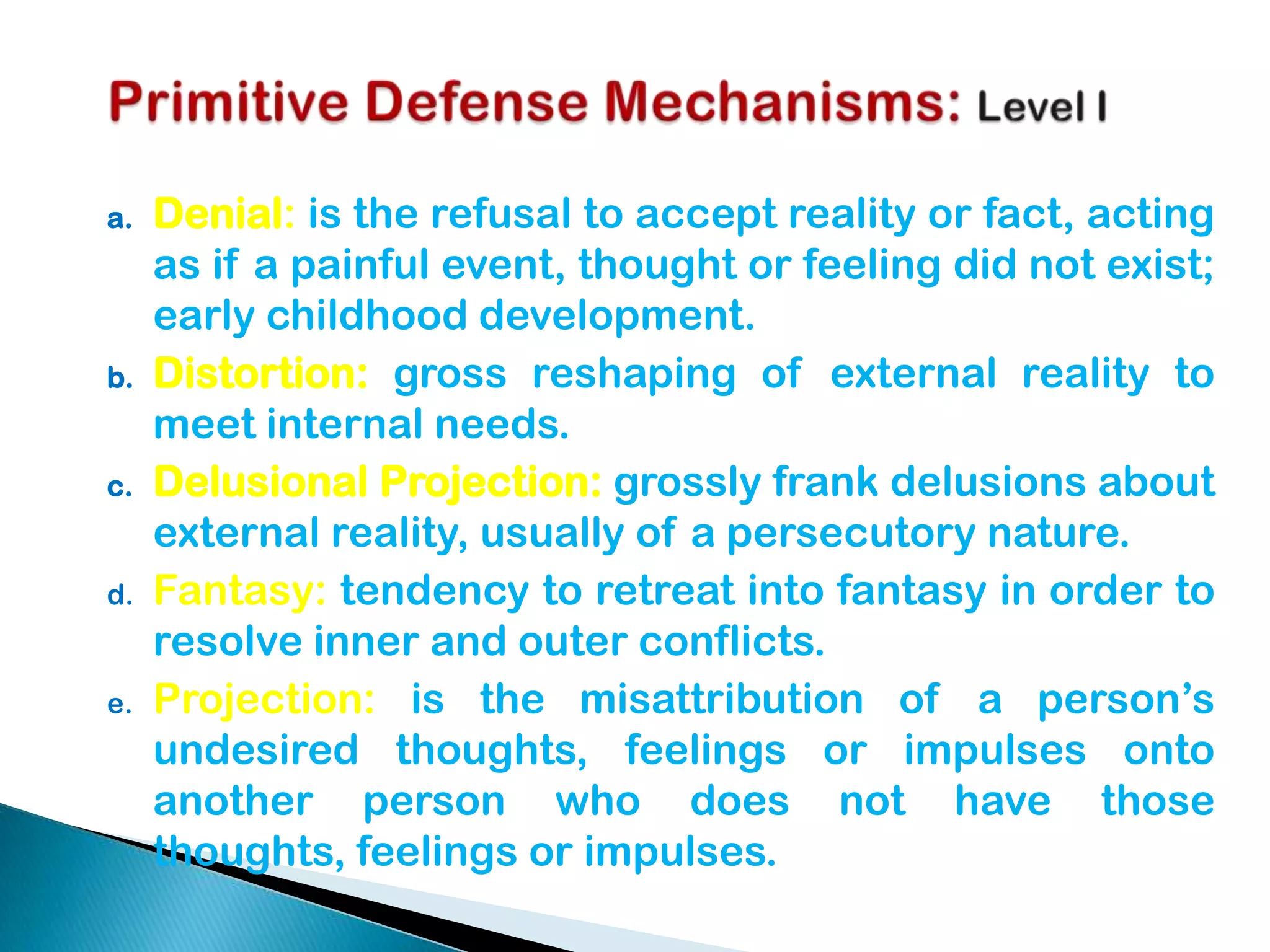 Defense mechanisms | PPTX