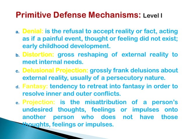 Defense mechanisms | PPTX