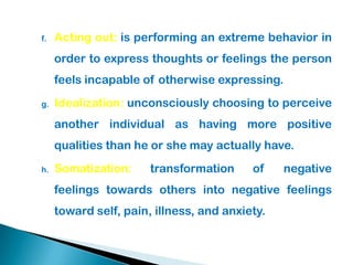 Defense mechanisms | PPTX