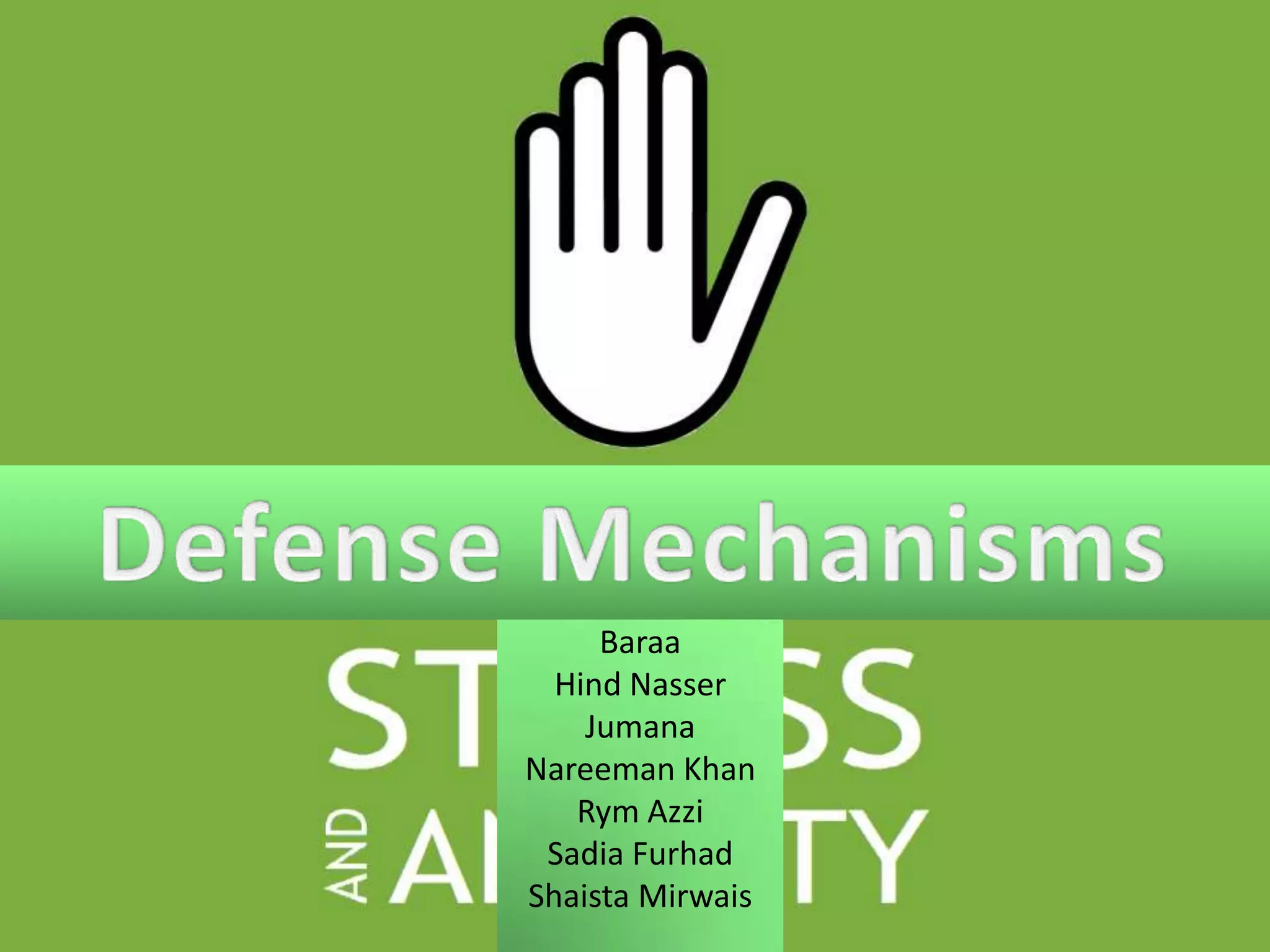 Defense mechanisms | PPT