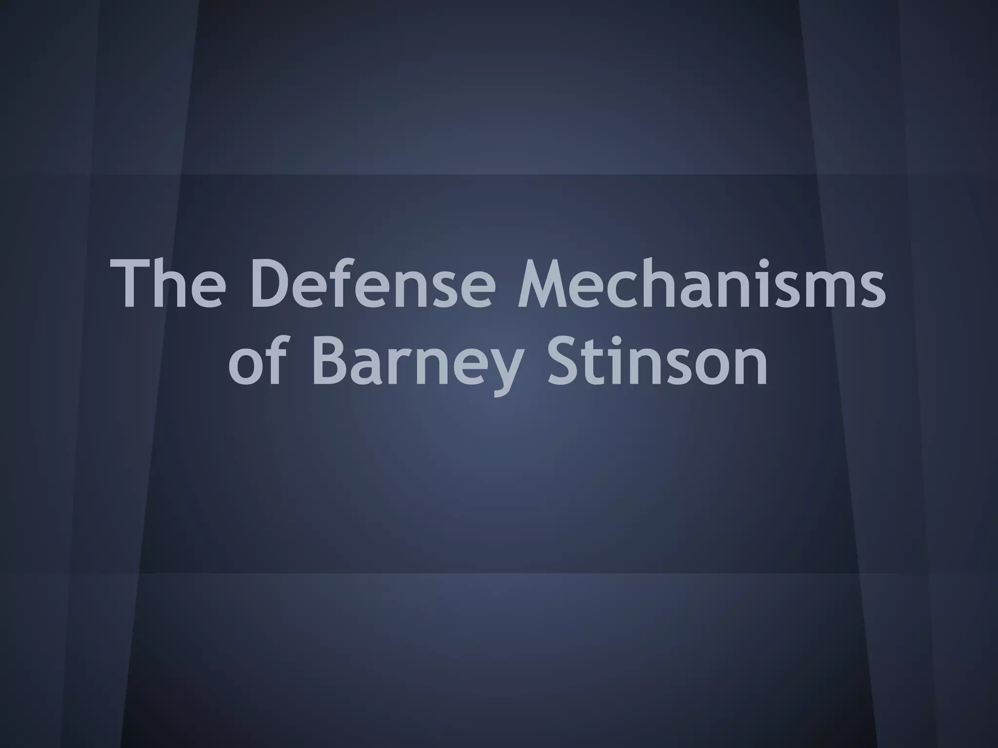 Defense mechanisms | PPT