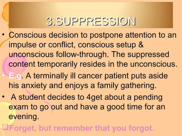 Defense mechanisms | PPT