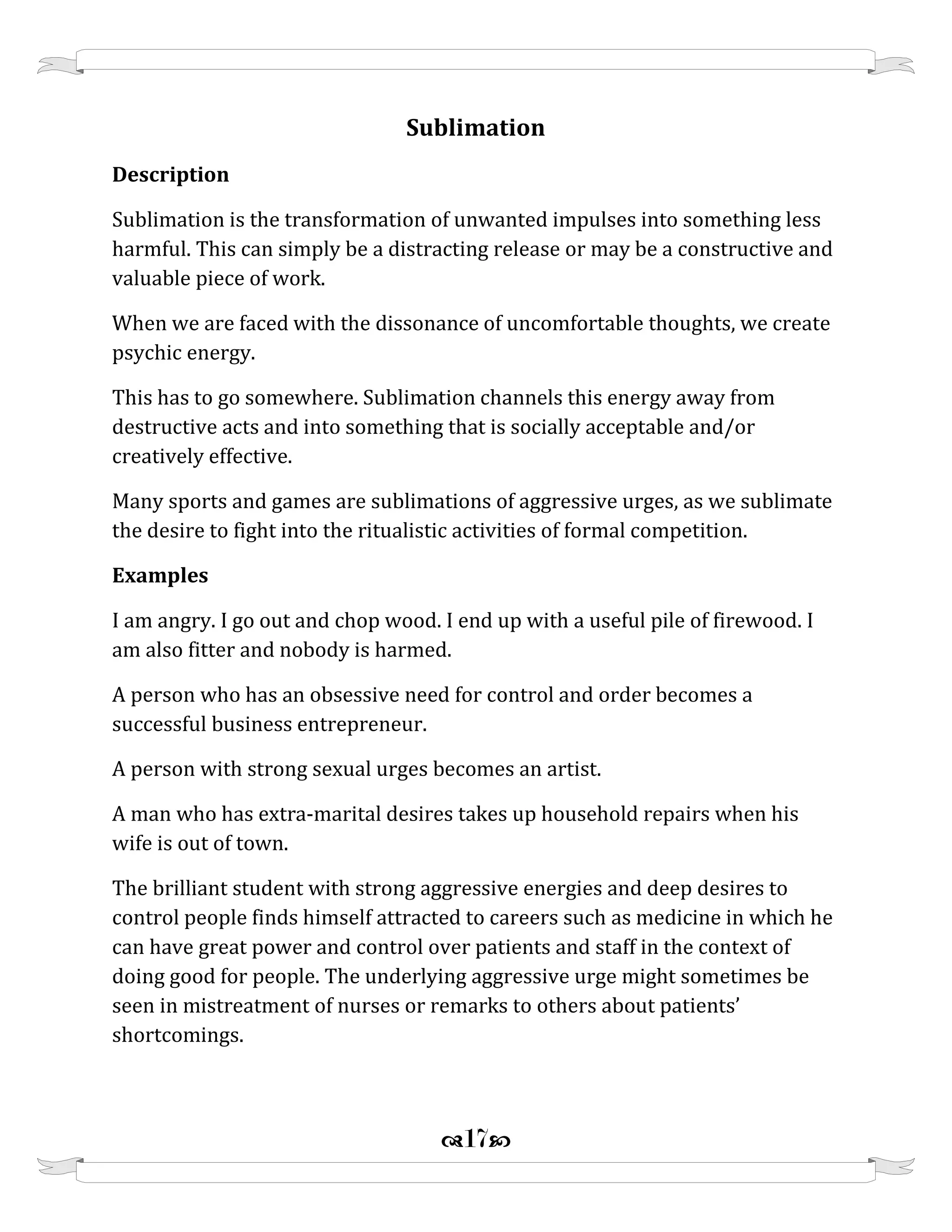 Defense mechanisms & Examples and Discussion and how it works | PDF ...