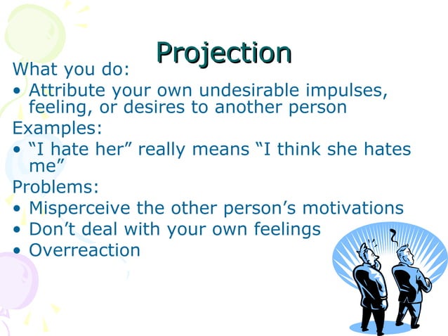 Defense mechanisms with example | PPT