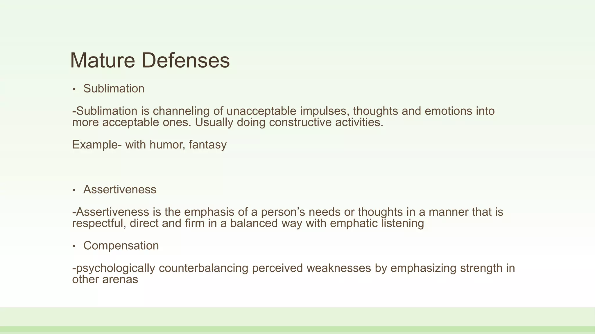 Defense mechanisms | PPT