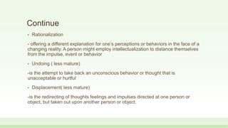 Defense mechanisms | PPT