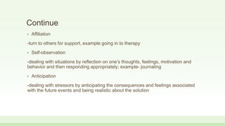 Defense mechanisms | PPTX