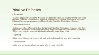 Defense mechanisms | PPT