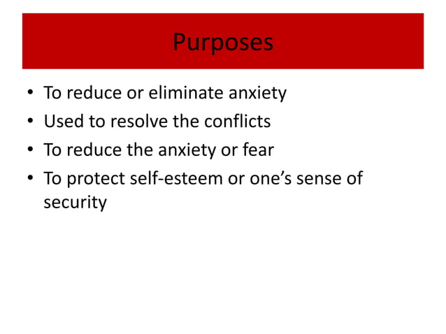 Defense mechanisms | PPT
