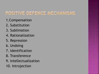 Defense mechanisms | PPTX