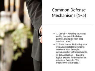 Understanding Defense Mechanisms and Therapy Approach for Emotional ...