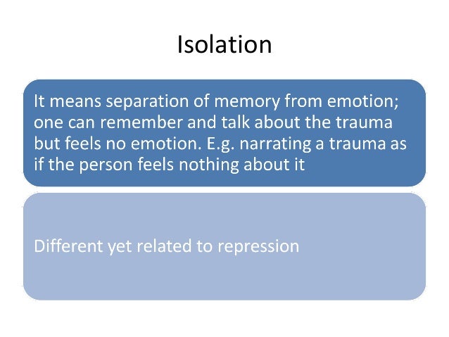 Defense Mechanisms: Our In-built Coping Strategies By Ms. Paulomi Pan…