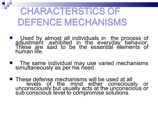 Defense mechanisms 1 | PPT