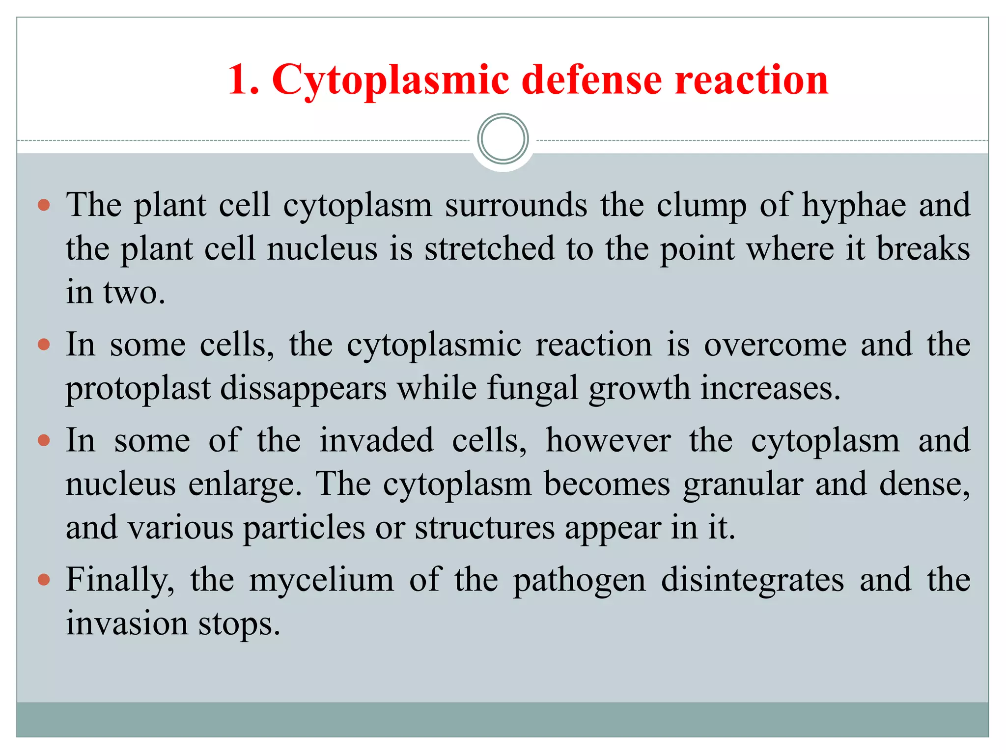 Defense mechanisms in plants | PPTX