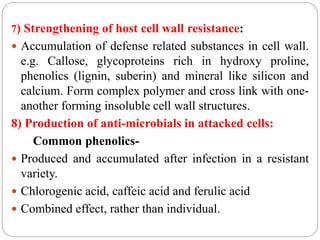 Defense mechanisms in plants | PPTX