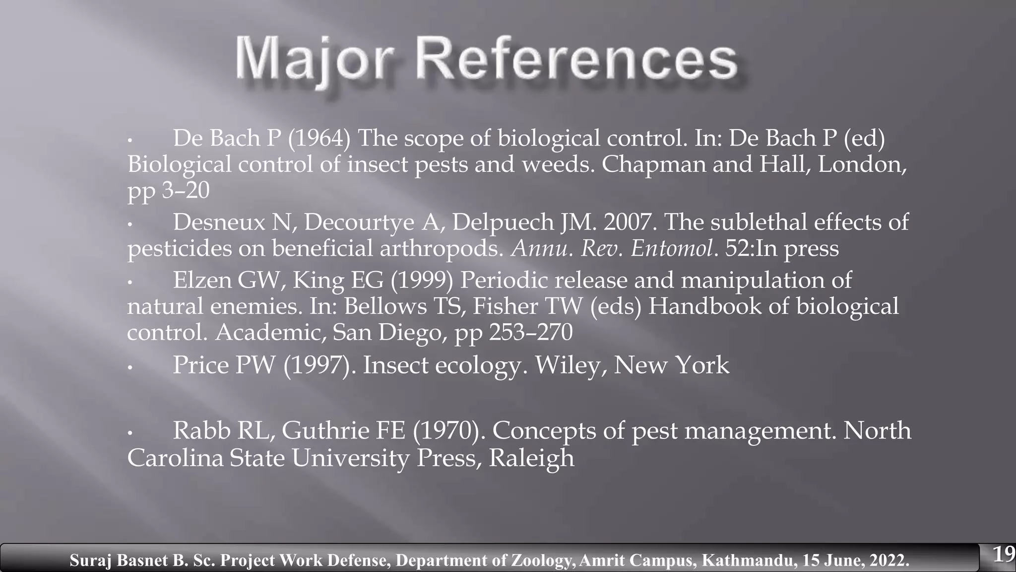 natural enemies on vegetable garden | PPTX