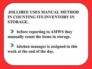 jollibee system proposal | PPTX