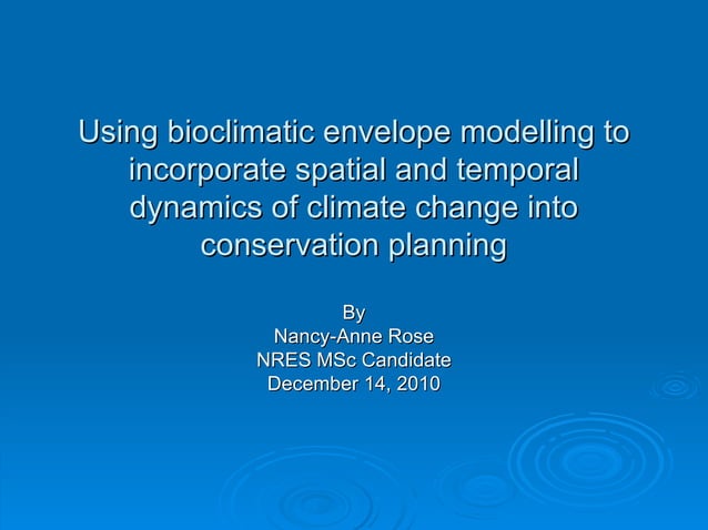 Masters Thesis Defense Presentation | PPT