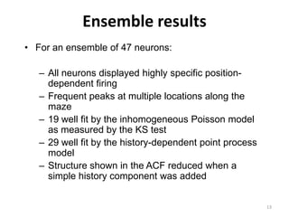 Statistical Analysis of Neural Coding | PDF