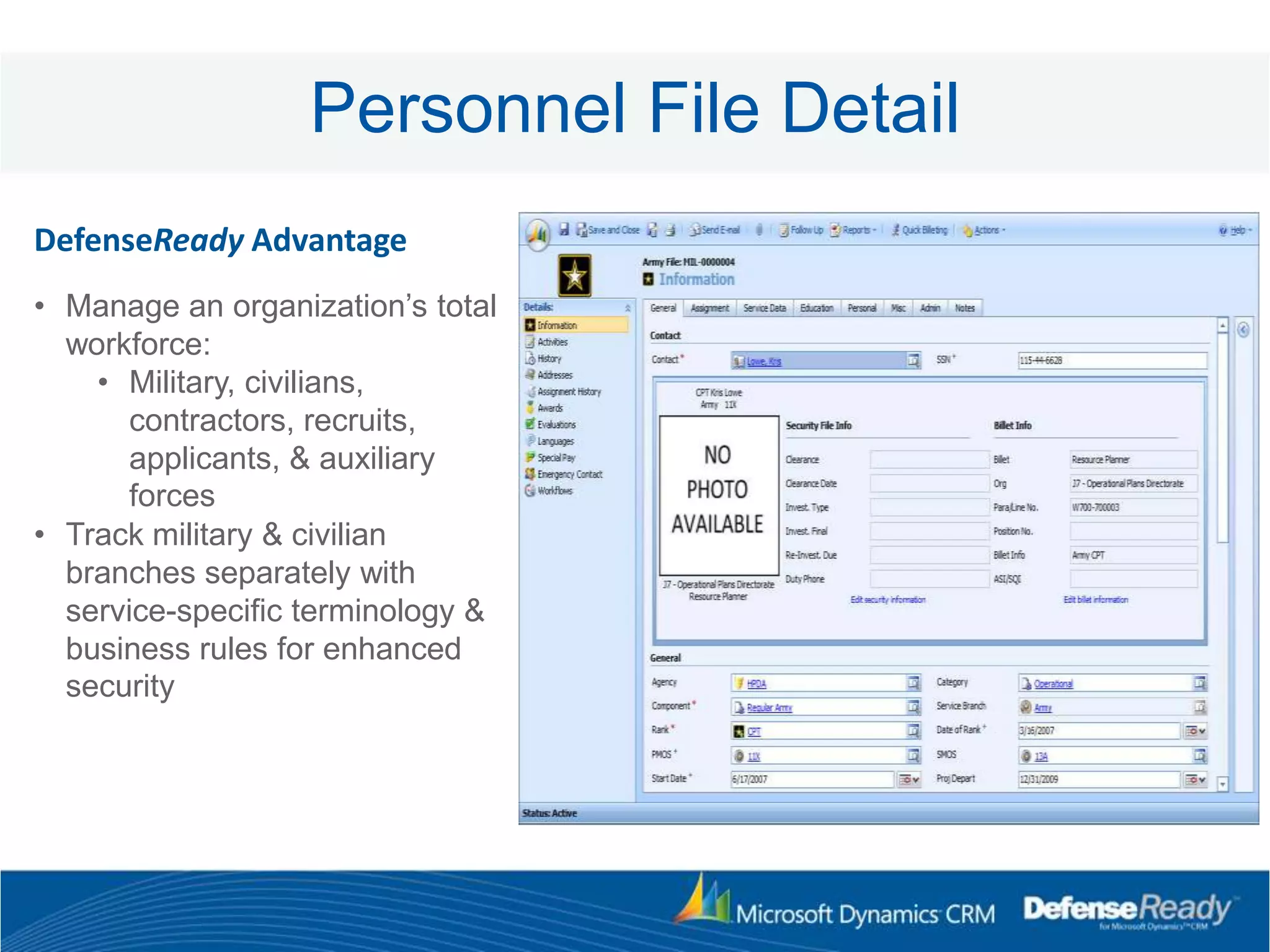 Defense Ready: DoD Business Applications Overview | PPTX