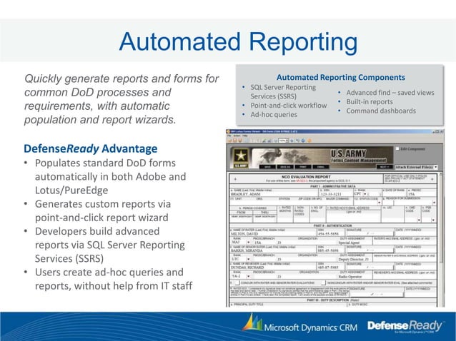 Defense Ready: DoD Business Applications Overview | PPTX | Shareware ...