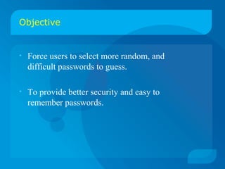 Defenses against large scale online password guessing attacks | PPT ...