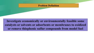 Desulfurization of Light Petroleum Fraction | PDF