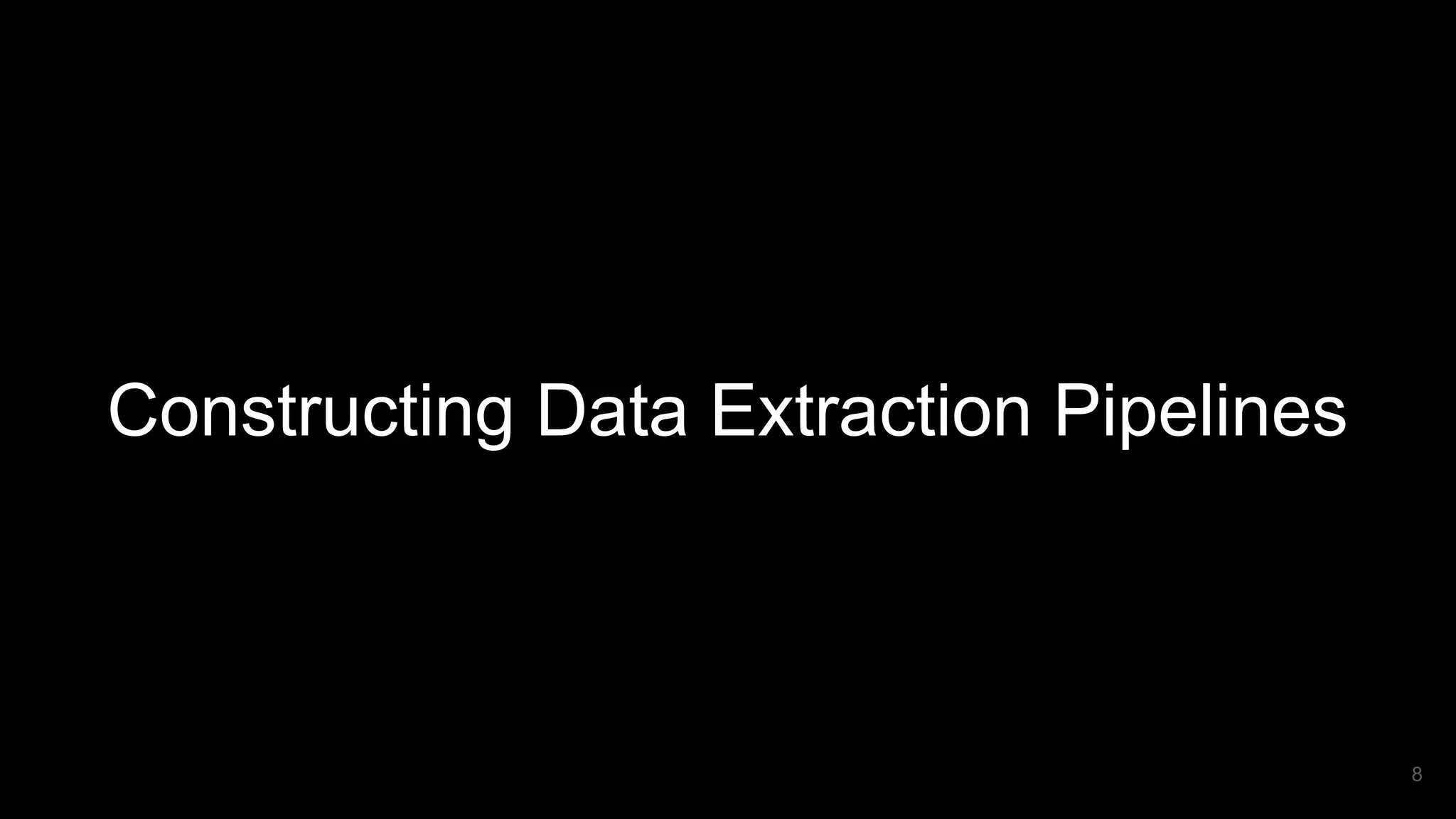 Human-in-the-Loop Tools for Constructing and Debugging Data Extraction Pipelines. | PPT