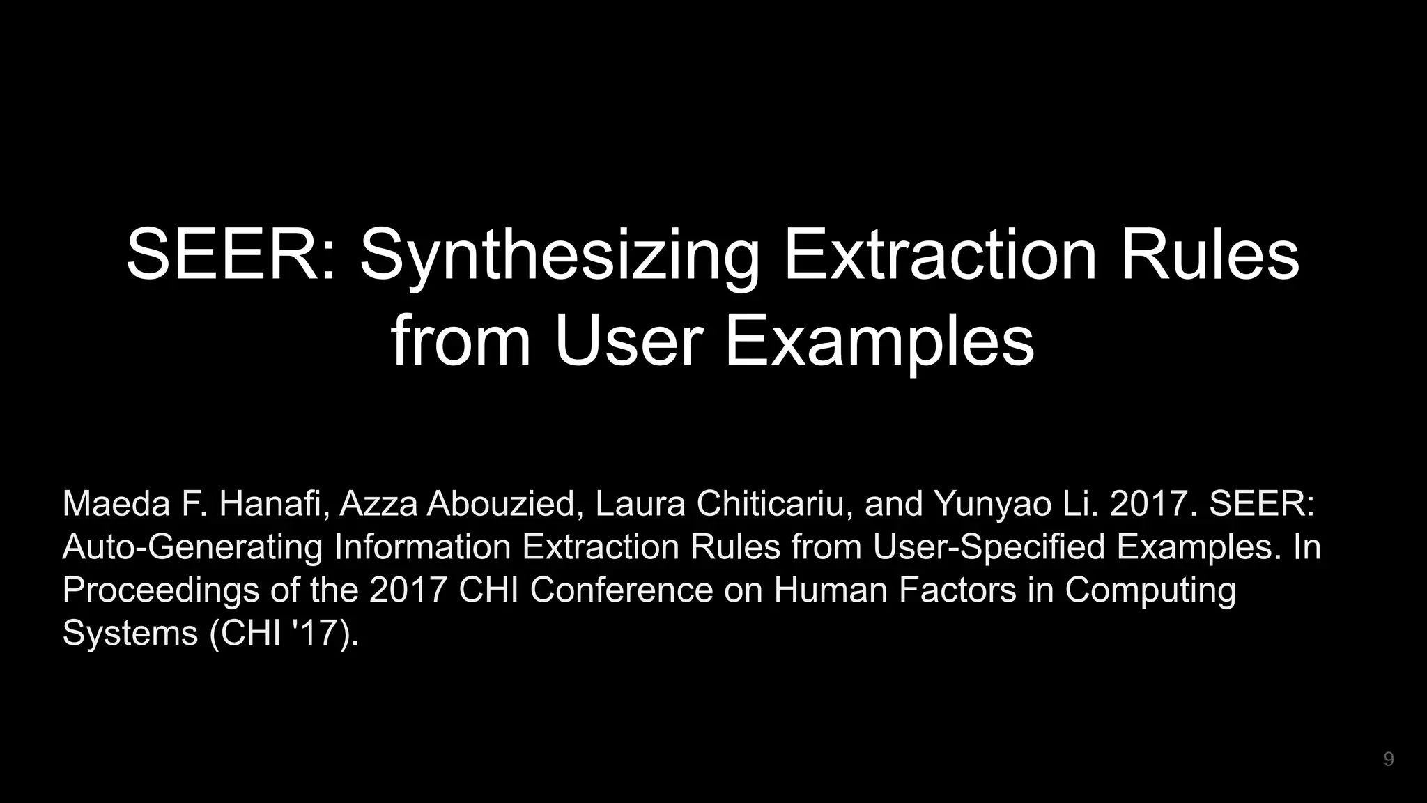 Human In The Loop Tools For Constructing And Debugging Data Extraction