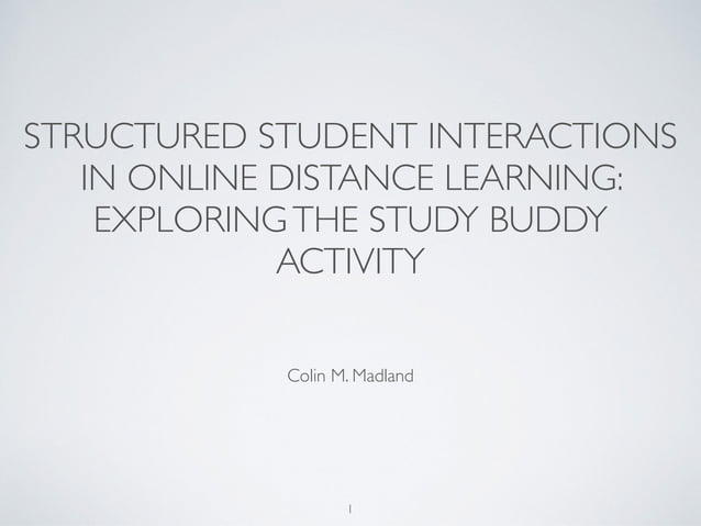 Structured Student Interactions | PPT