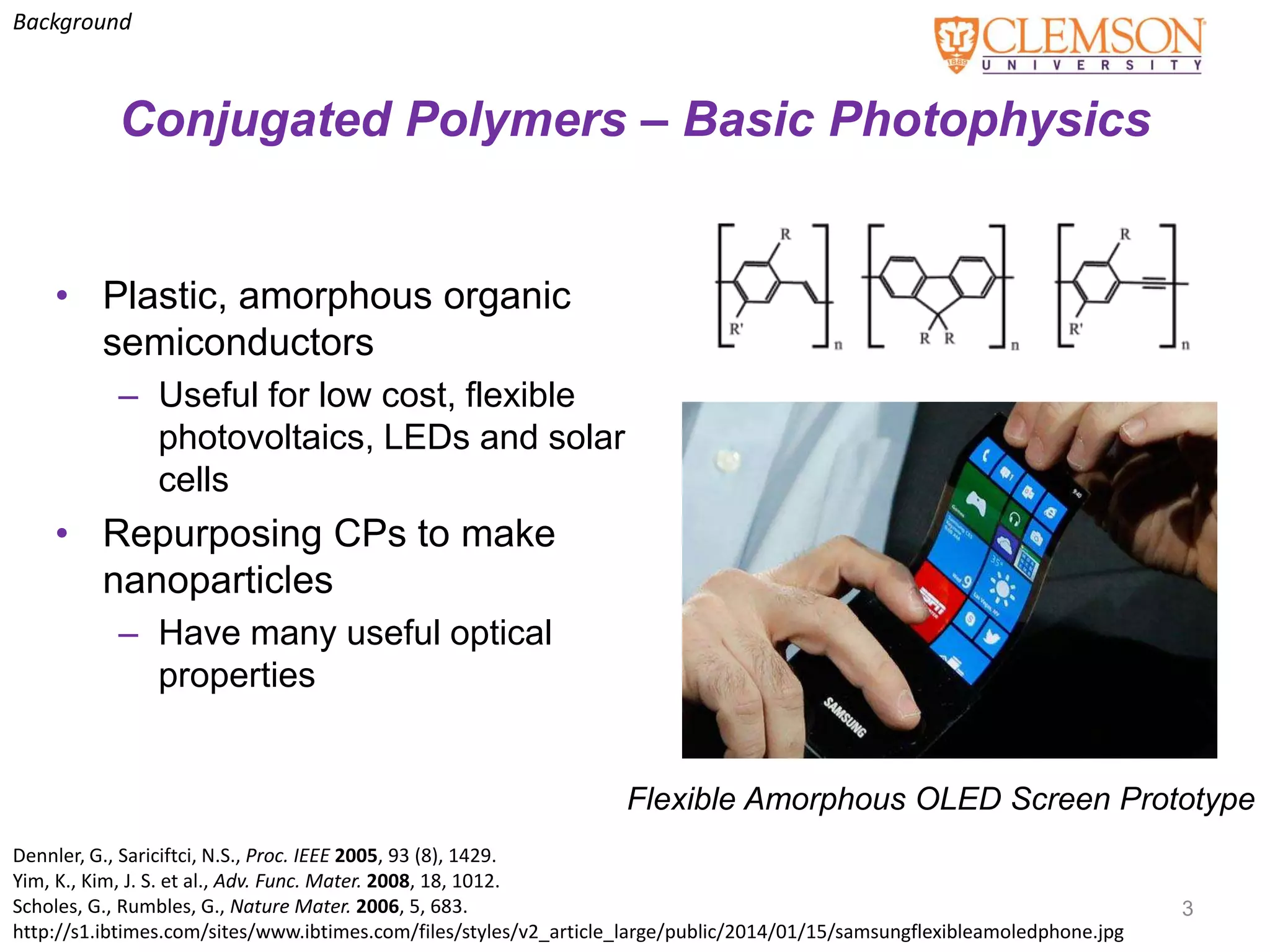 Picosecond Time-Resolved Studies of Exciton Transport in Conjugated ...