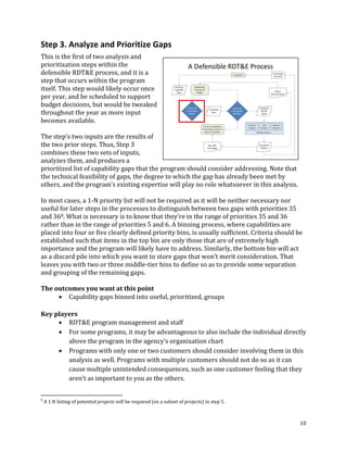 Research, Development, Test, and Evaluation: A Defensible Process for ...