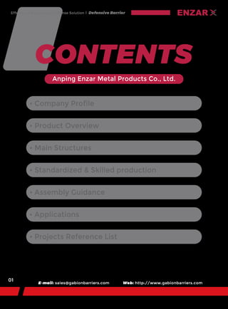 Defensive barriers-catalog-ENZAR | PDF