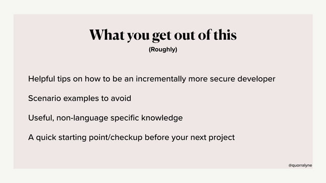 Defensive Coding Bootcamp Ppt