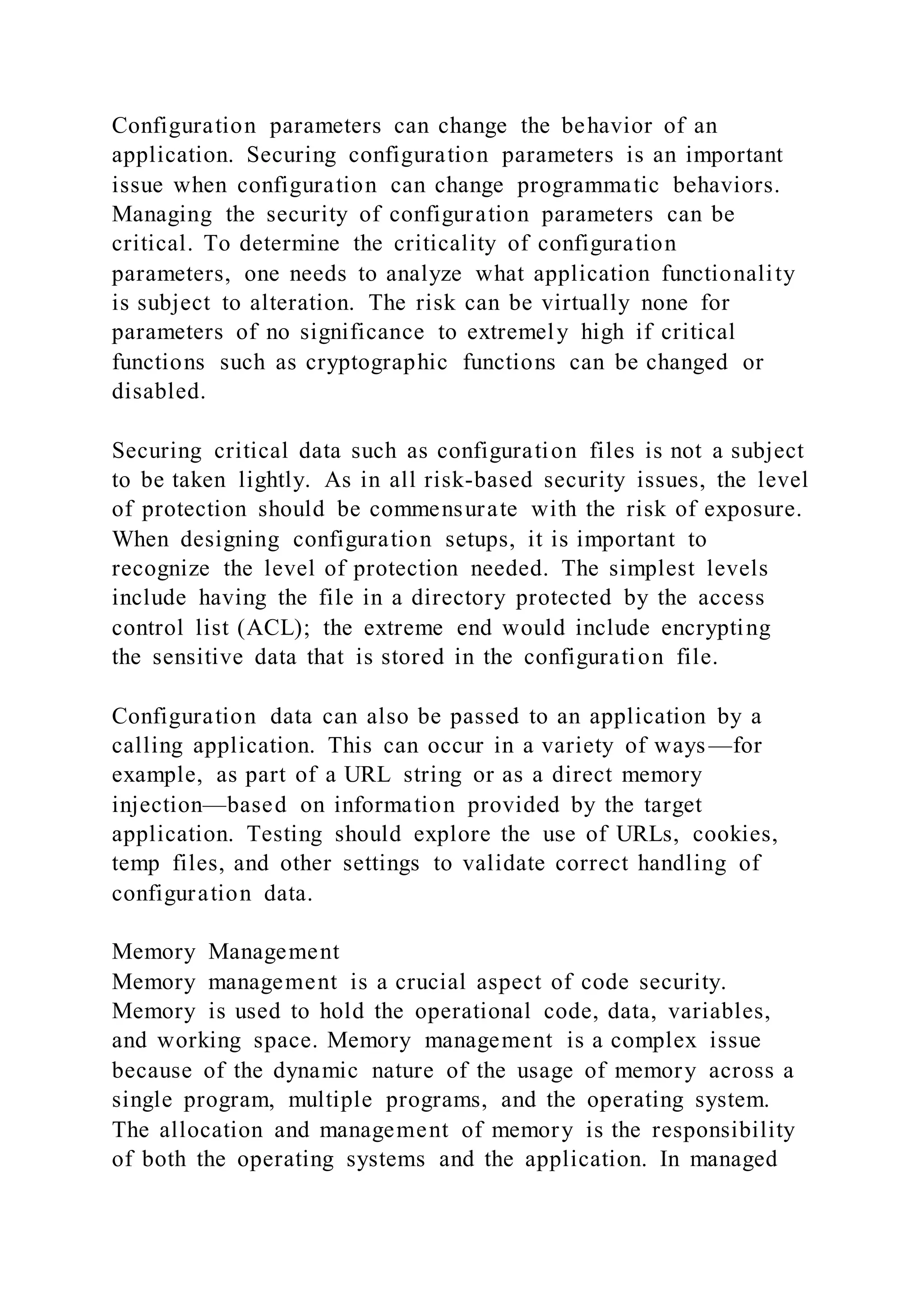 Defensive coding practices is one of the most critical proactive s | DOCX