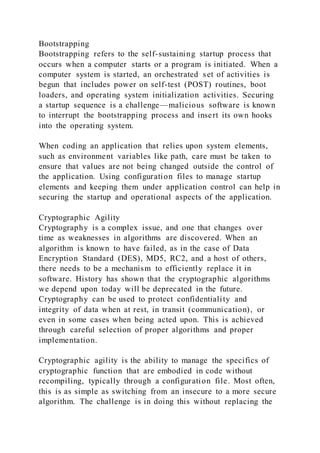 Defensive coding practices is one of the most critical proactive s | DOCX