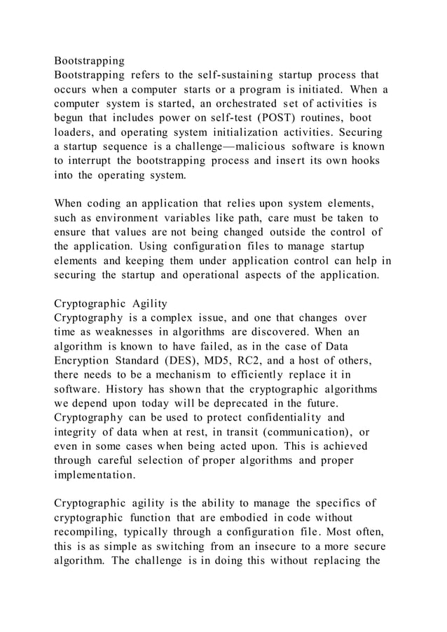 Defensive coding practices is one of the most critical proactive s ...